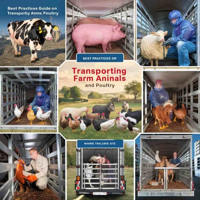 Marketing and transportation of farm animals and poultry