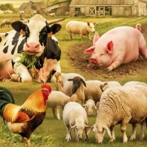 Farm animals and poultry birds-Zoological Classification