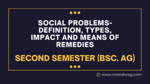 Social problems- Definition, Types, Impact and Means of Remedies
