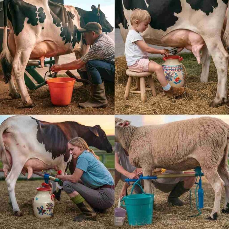 Milking methods and practices