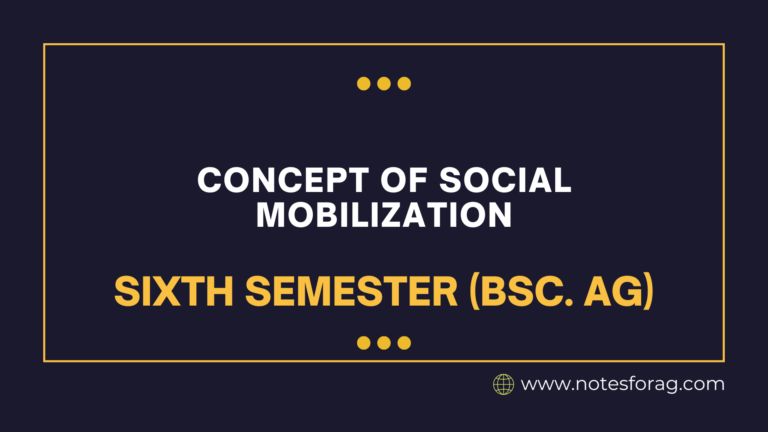 Concept of Social Mobilization