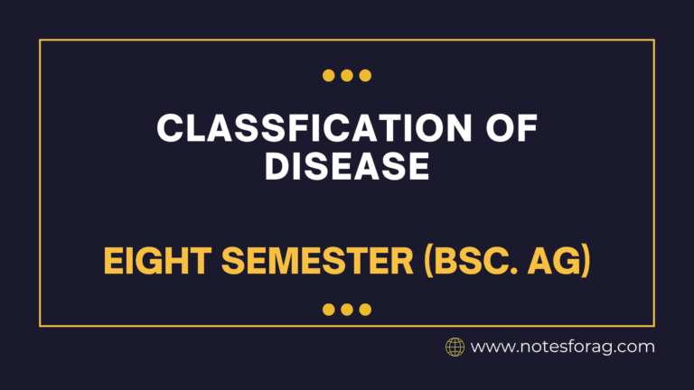 Diseases Classification - Best AG Notes