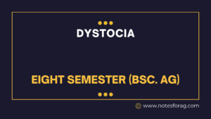 Dystocia - Best Notes For AG